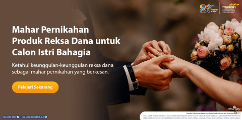 Bikin Calon Istri Bahagia dengan Mahar Pernikahan Produk Reksadana